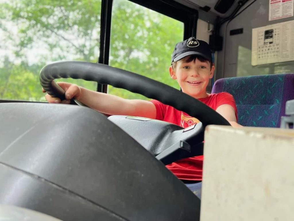 Holiday Bus - Scouts Walter Davies Scout Camp